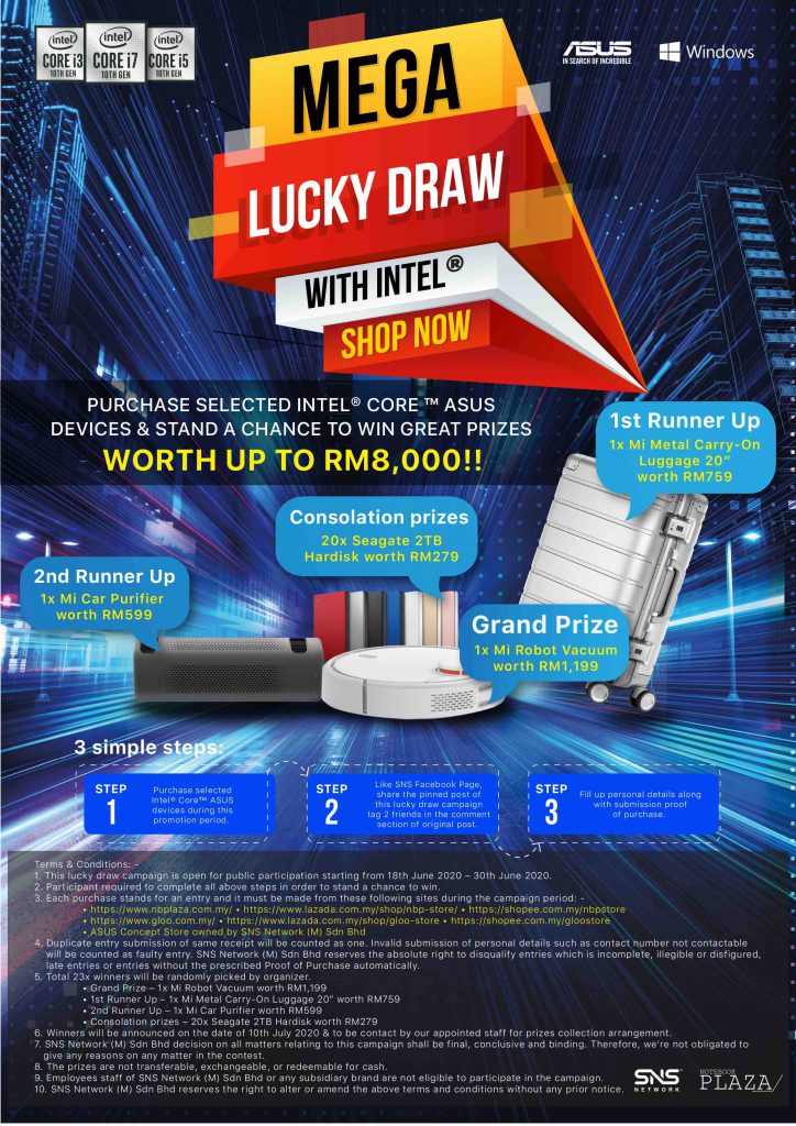 Mega Lucky Draw with Intel – Make Life Easy With Technology
